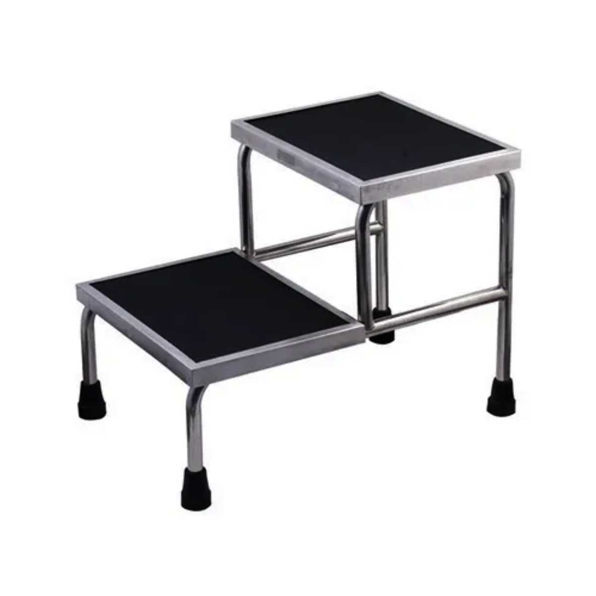 Stainless Steel Hospital Two Step Stool - Halomedicals Systems - USA