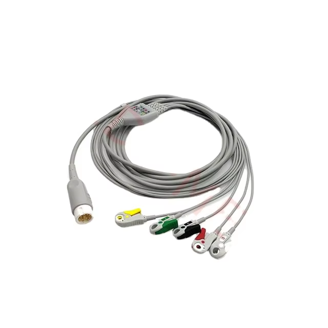 Medical 5 Lead Clip ECG Cables - Halomedicals Systems - USA