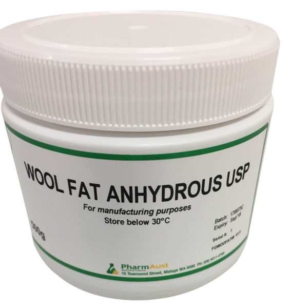 WOOL FAT ANHYDROUS USP - HALOMEDICALS SYSTEMS LIMITED